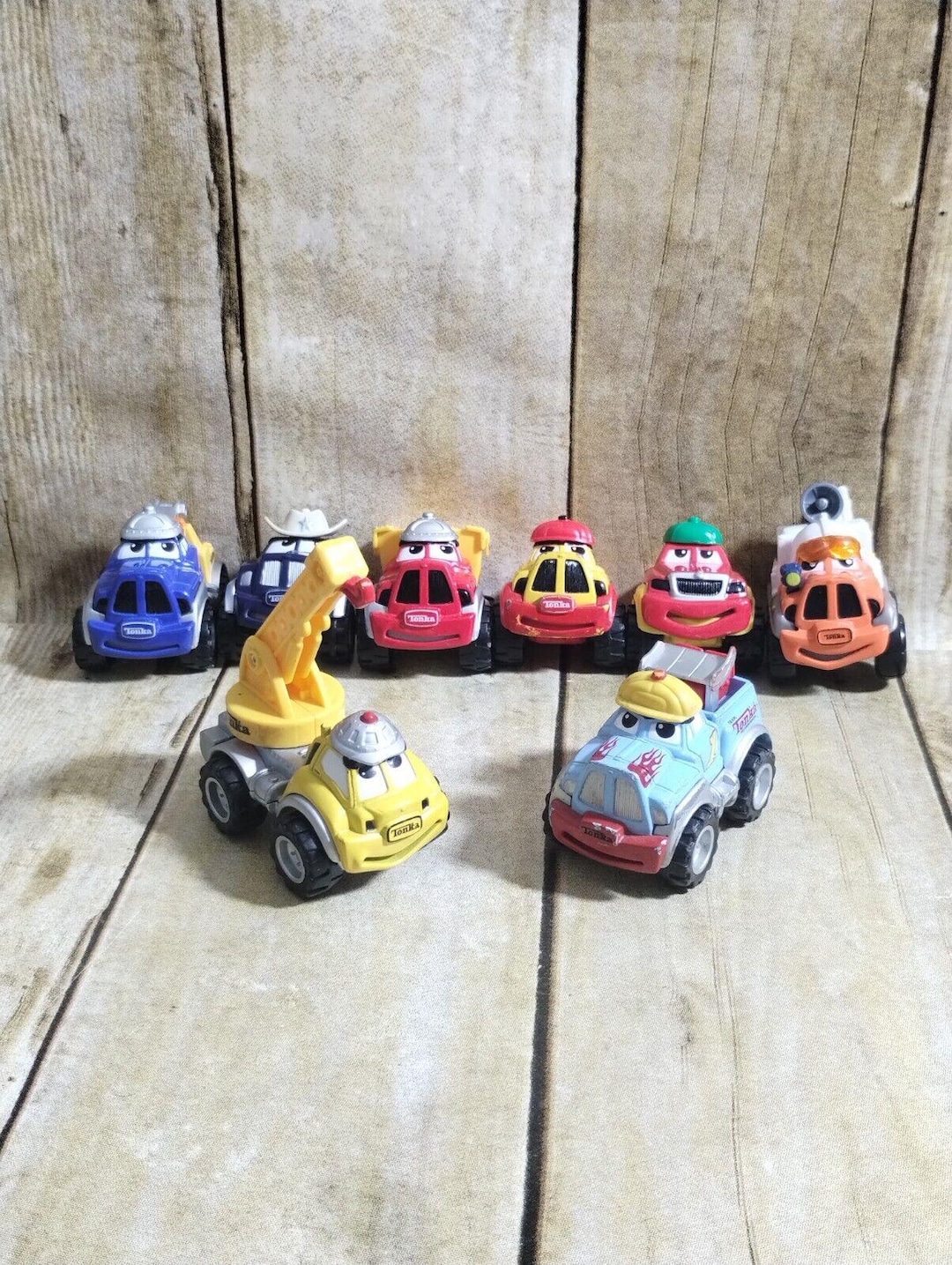 Maisto Tonka Lil' Chuck and Friends Diecast Trucks Set of 8 - Etsy