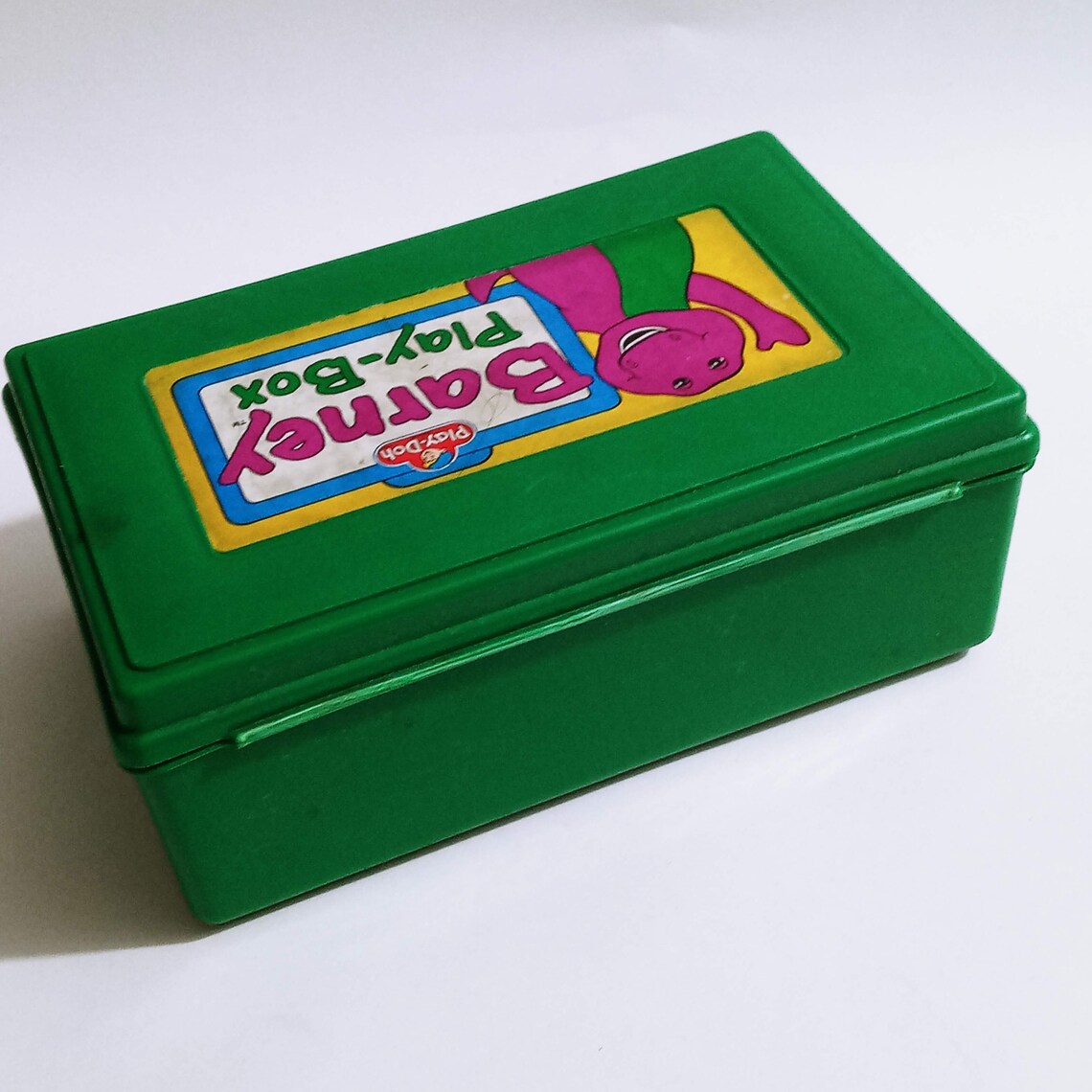 Vintage Barney Play-doh Play Trinket Box Green mt - Etsy