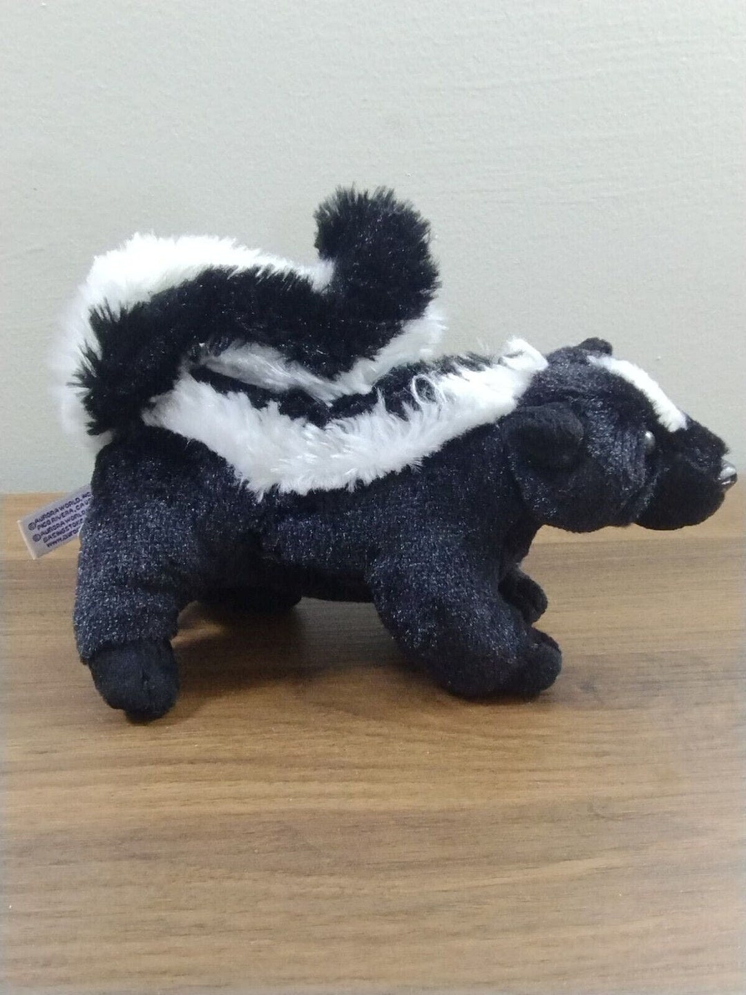 Aurora World Realistic Skunk Plush Stuffed Animal 11” Long (su1) - Etsy