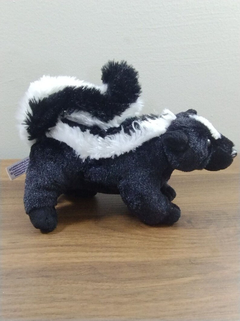 Aurora World Realistic Skunk Plush Stuffed Animal 11 Long su1 - Etsy