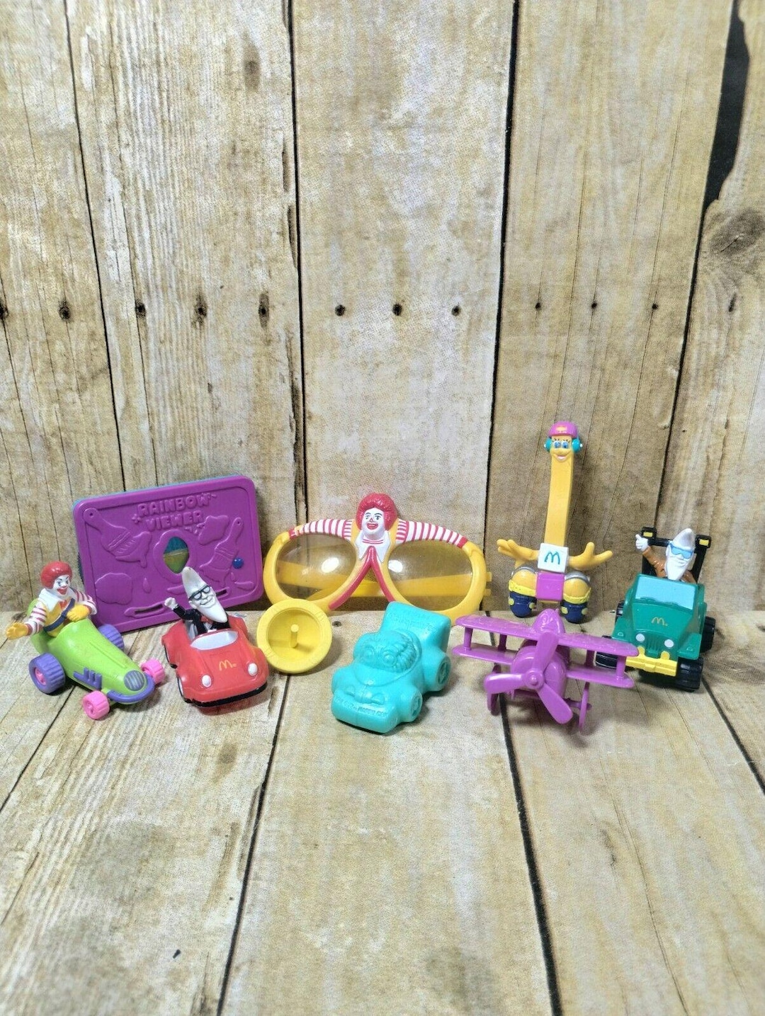 Vtg Mcdonald's Happy Meal Moon Man Mac Tonight Ronald Glasses Grimace ...