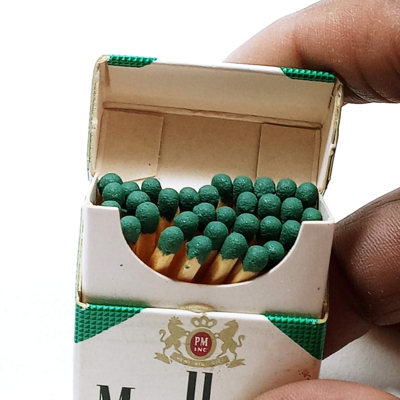Marlboro Matches Cigarette Menthol Match Stick Box b9 | Etsy