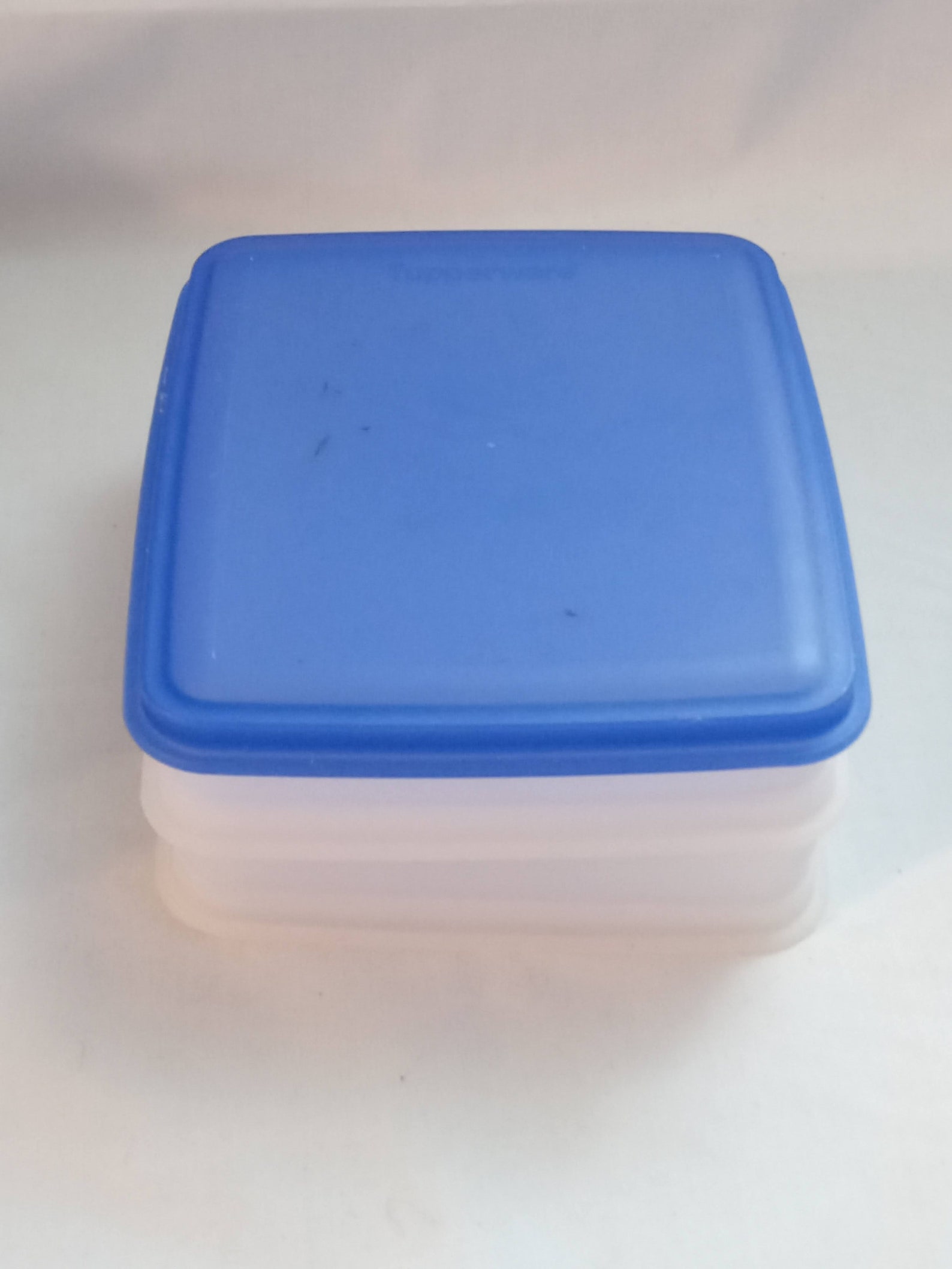 Vintage Tupperware Blue Hot Dog Holder 3pc Set bin7 | Etsy