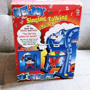 Telco MEL BOX the Talking Singing Talking Christmas Mailbox - Etsy