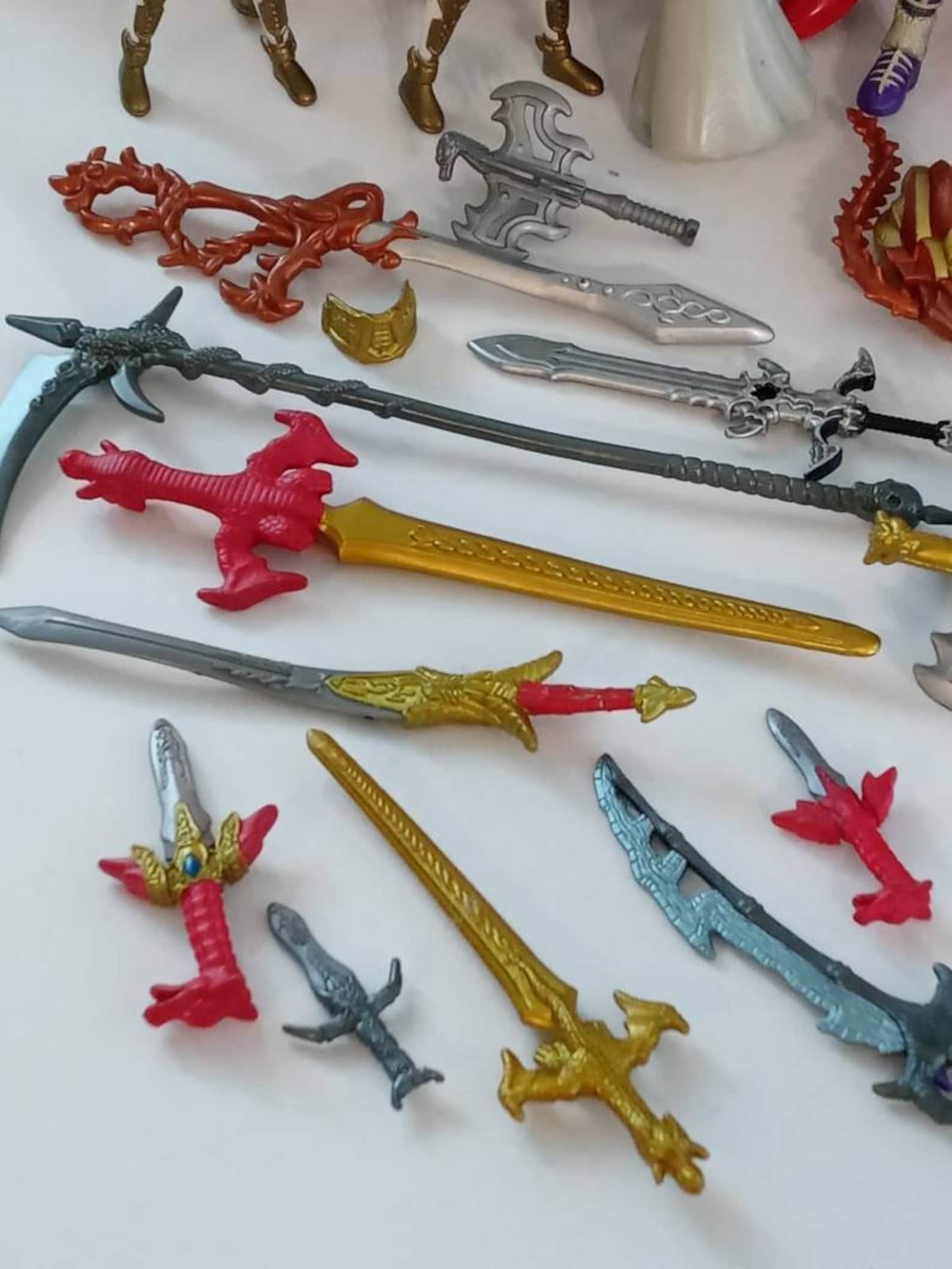 Vintage Mystic Knights Action Figures w/ Accessories Weapons | Etsy