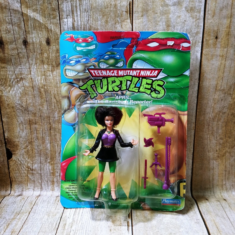 Vintage TMNT April the Ravishing Reporter NOS Playmate Action - Etsy