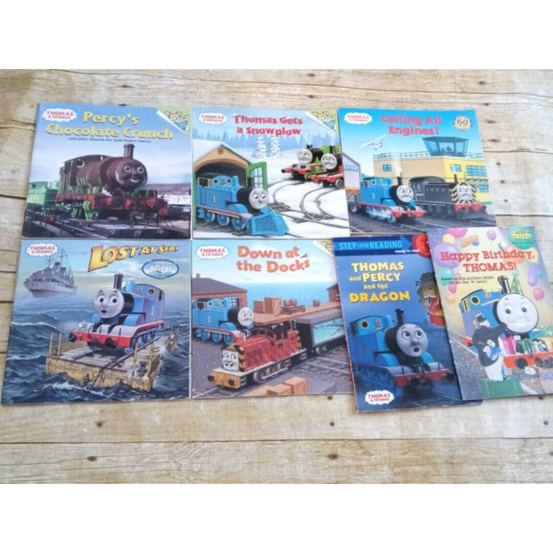 Thomas and Friends Train Story Books RL1&2 Set of 7 Softcover Books - Etsy