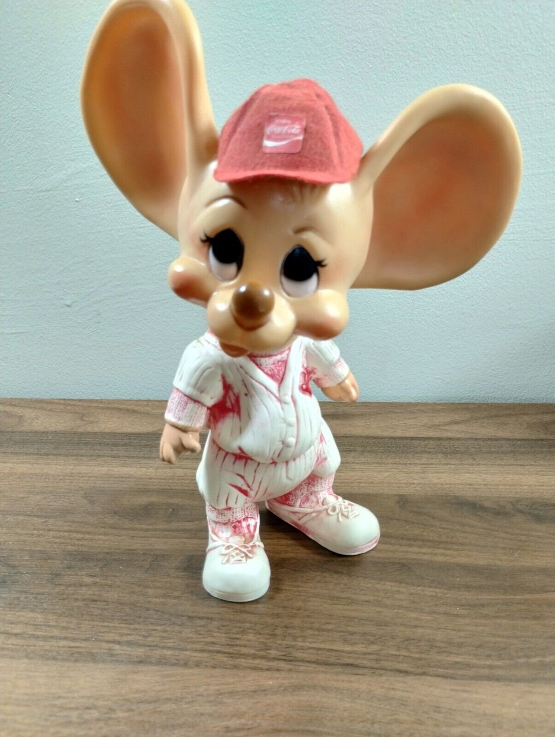 TOPO GIGIO Creepy Mouse Big Ears Baseball Player Coke Coca-cola Coin ...