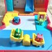 Lakeshore Carry Around Robot Town Playset & Robot Figures Toy Case 7 ...