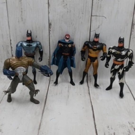 Batman & Robin Action Figures Set of 5 - Etsy