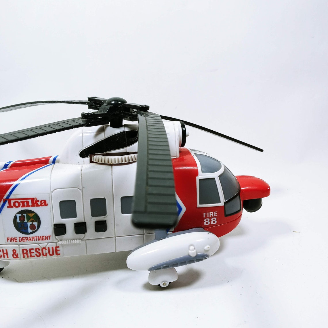 Vintage Tonka Helicopter Fire Department Search & Rescue Light - Etsy