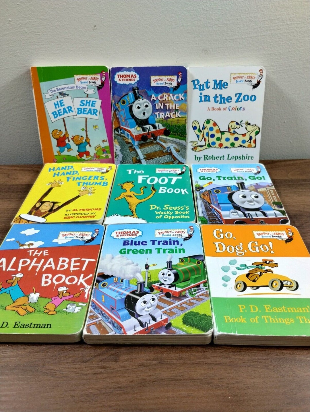 Bright and Early Board Book Lot of 9 Small Dr Seuss Board Books - Etsy