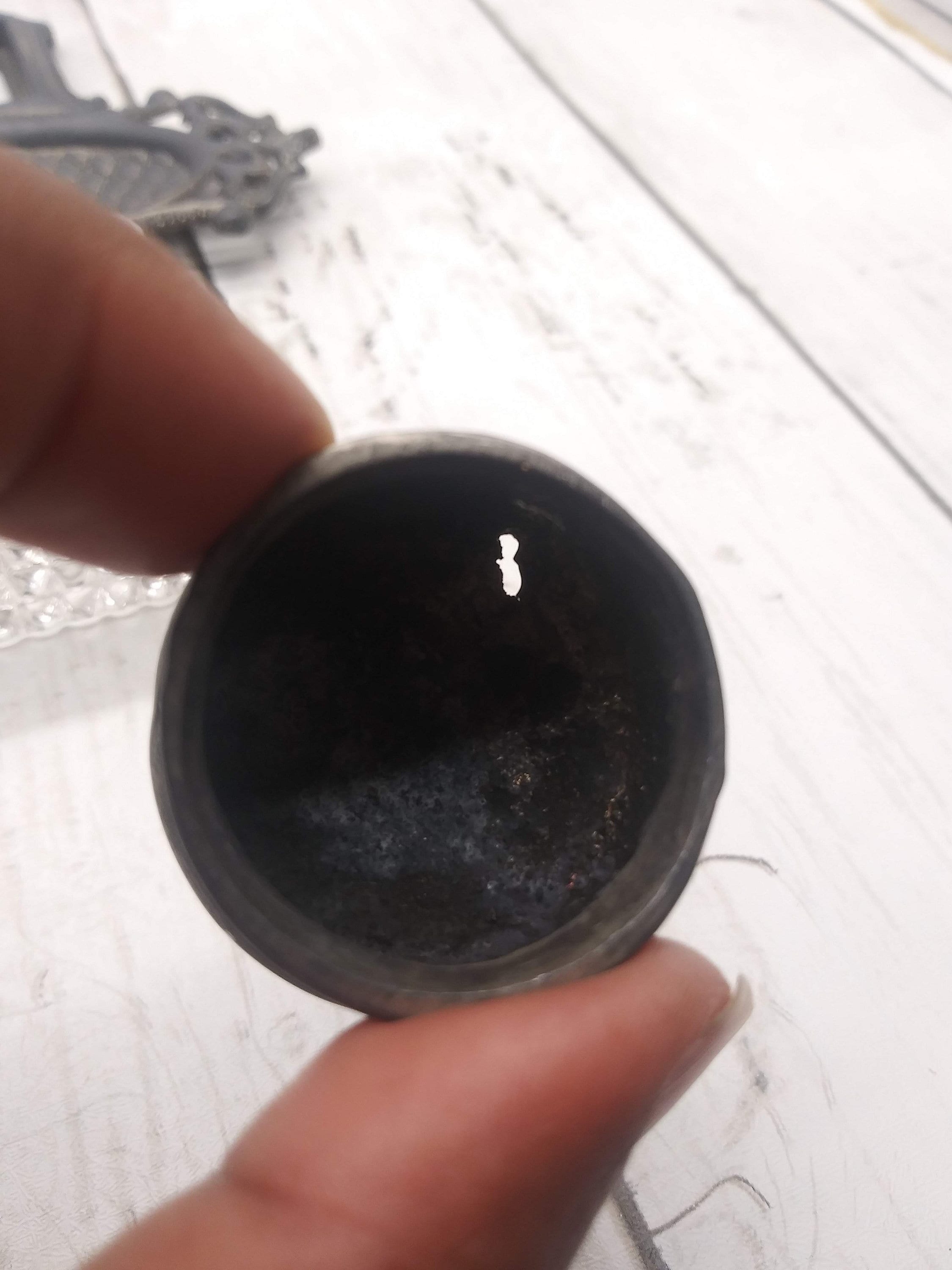 Double Glass Ink Well Silver Tray Pen Rest Desk Set Very Heavy | Etsy