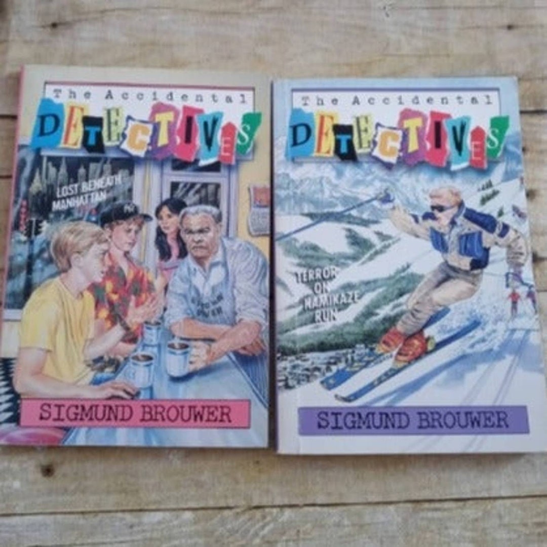 Vintage the Accidental Detectives by Sigmund Brouwer Set of 2 RL 4 - Etsy