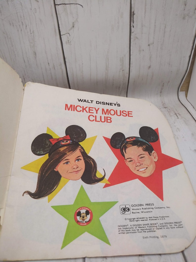 Vintage Walt Disney's Mickey Mouse Club Childrens Soft - Etsy