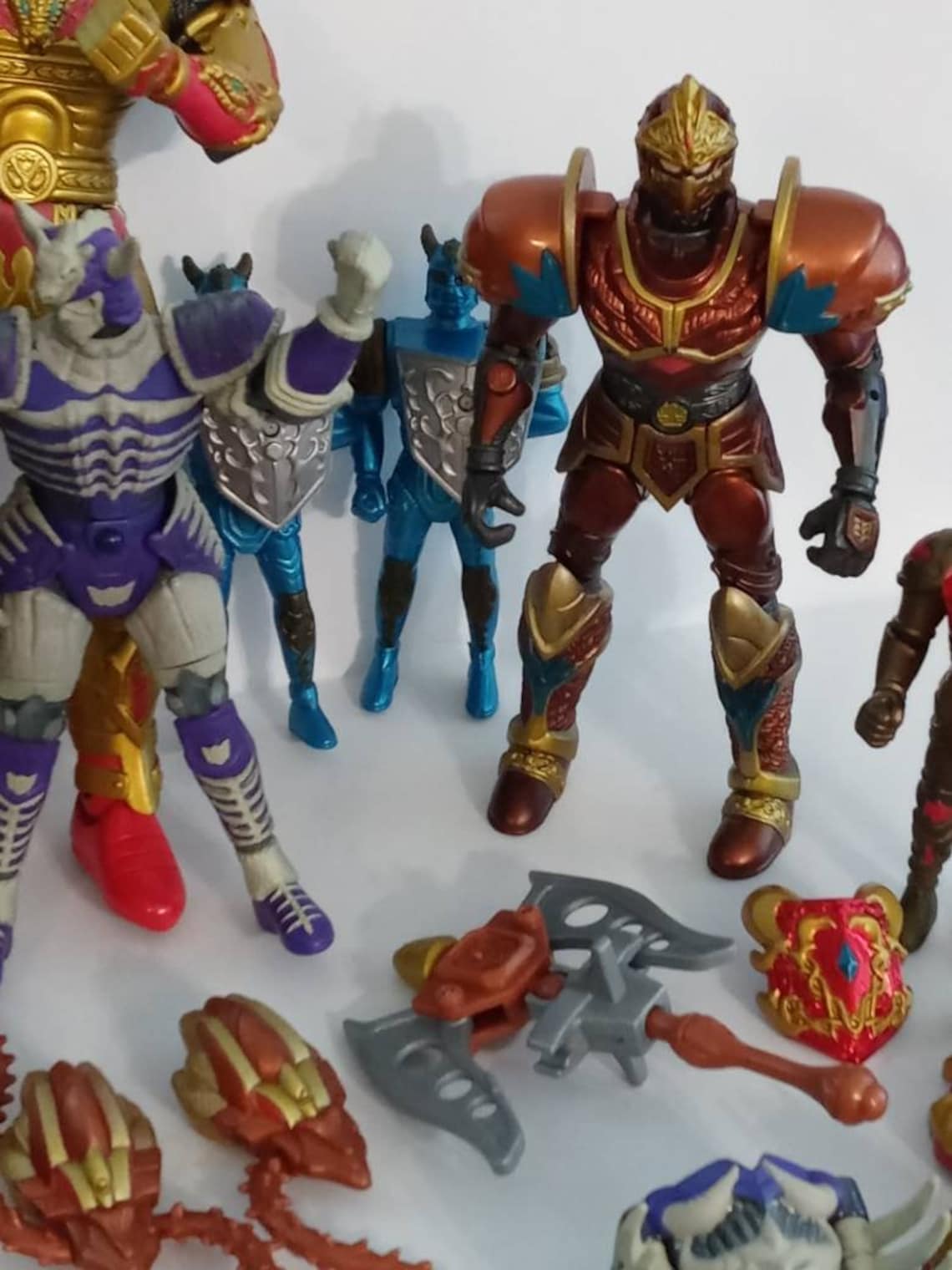 Vintage Mystic Knights Action Figures w/ Accessories Weapons | Etsy