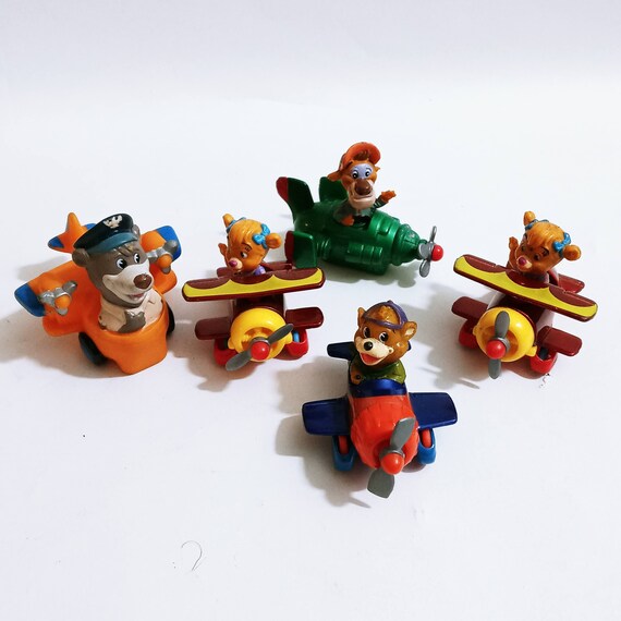 Vintage Disney Tailspin Die Cast Figures 4pc & 1 Rubber mt - Etsy