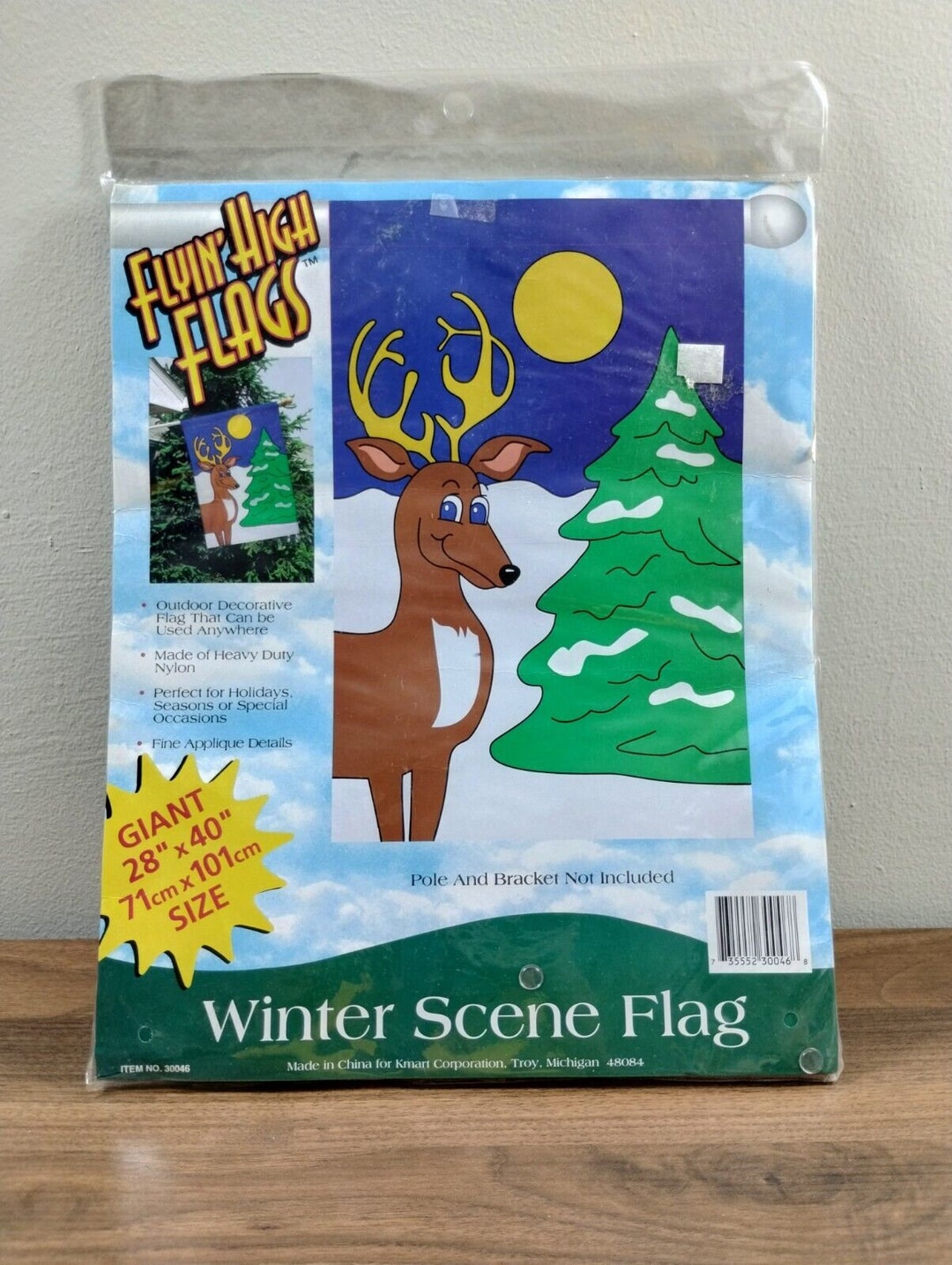 Christmas Flag Reindeer Rudolph Winter 28" X 40" - Etsy