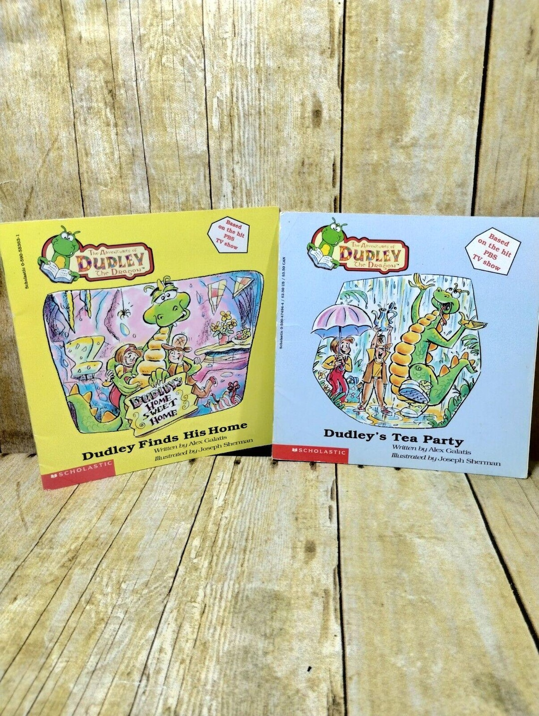 The Adventures of Dudley the Dragon Book LOT: Finds His Home & Tea ...