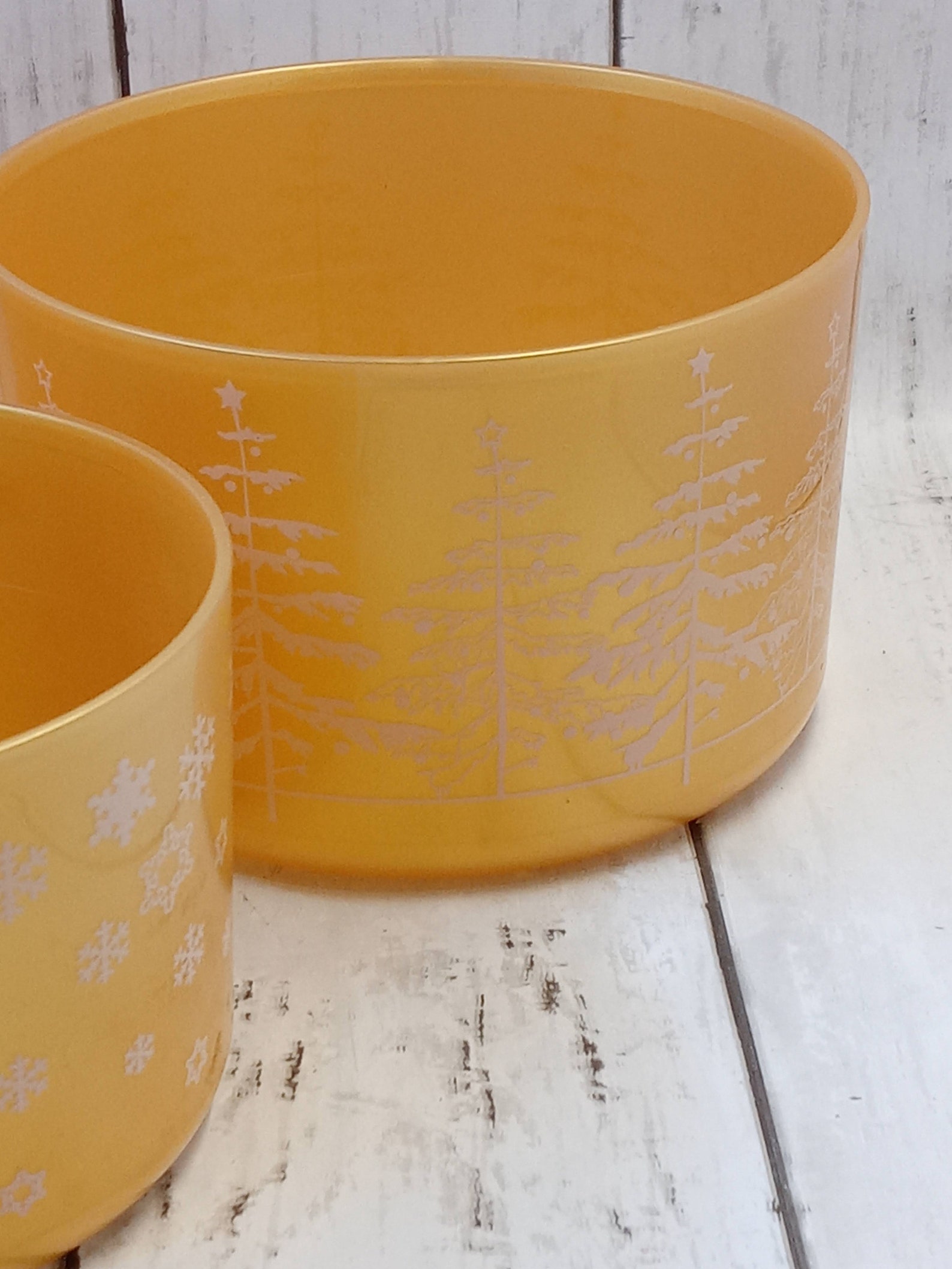 Vintage Christmas Gold Tupperware Stacking Container Bowls | Etsy