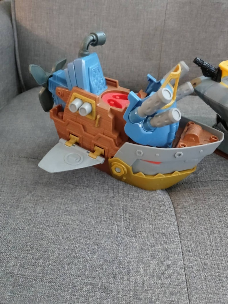 Imaginext Pirate Shark Pirate Ship & Submarine Set of 2 - Etsy