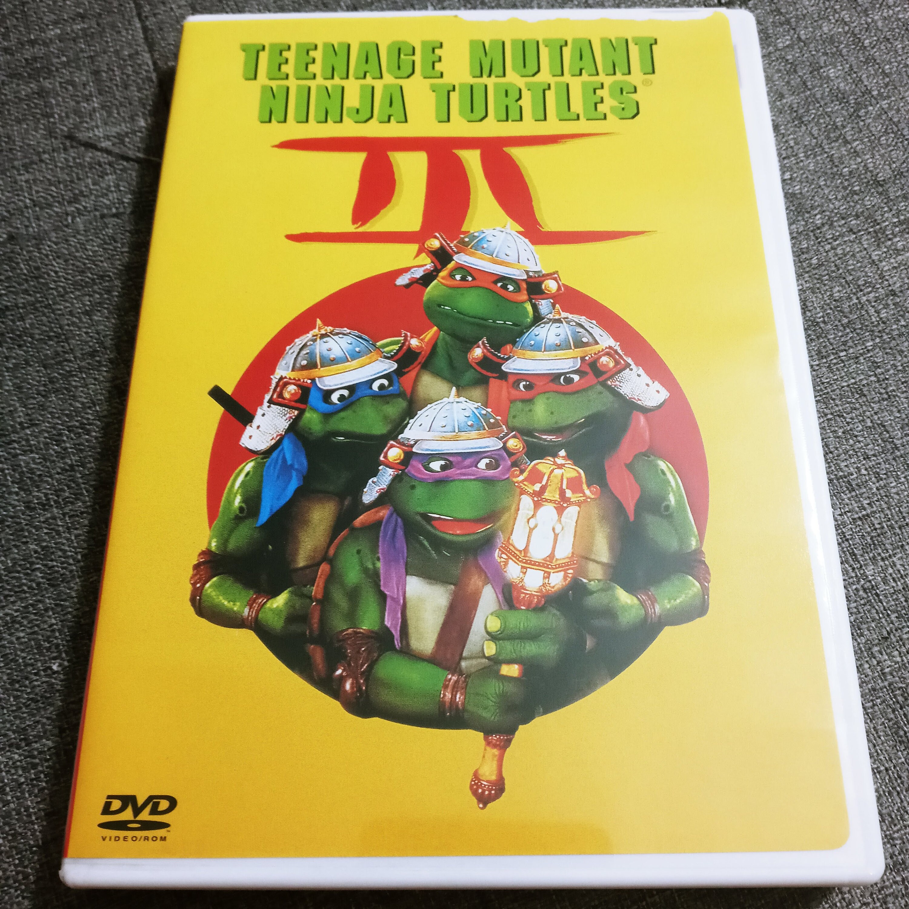 Teenage Mutant Ninja Turtles 3 Dvd Cover