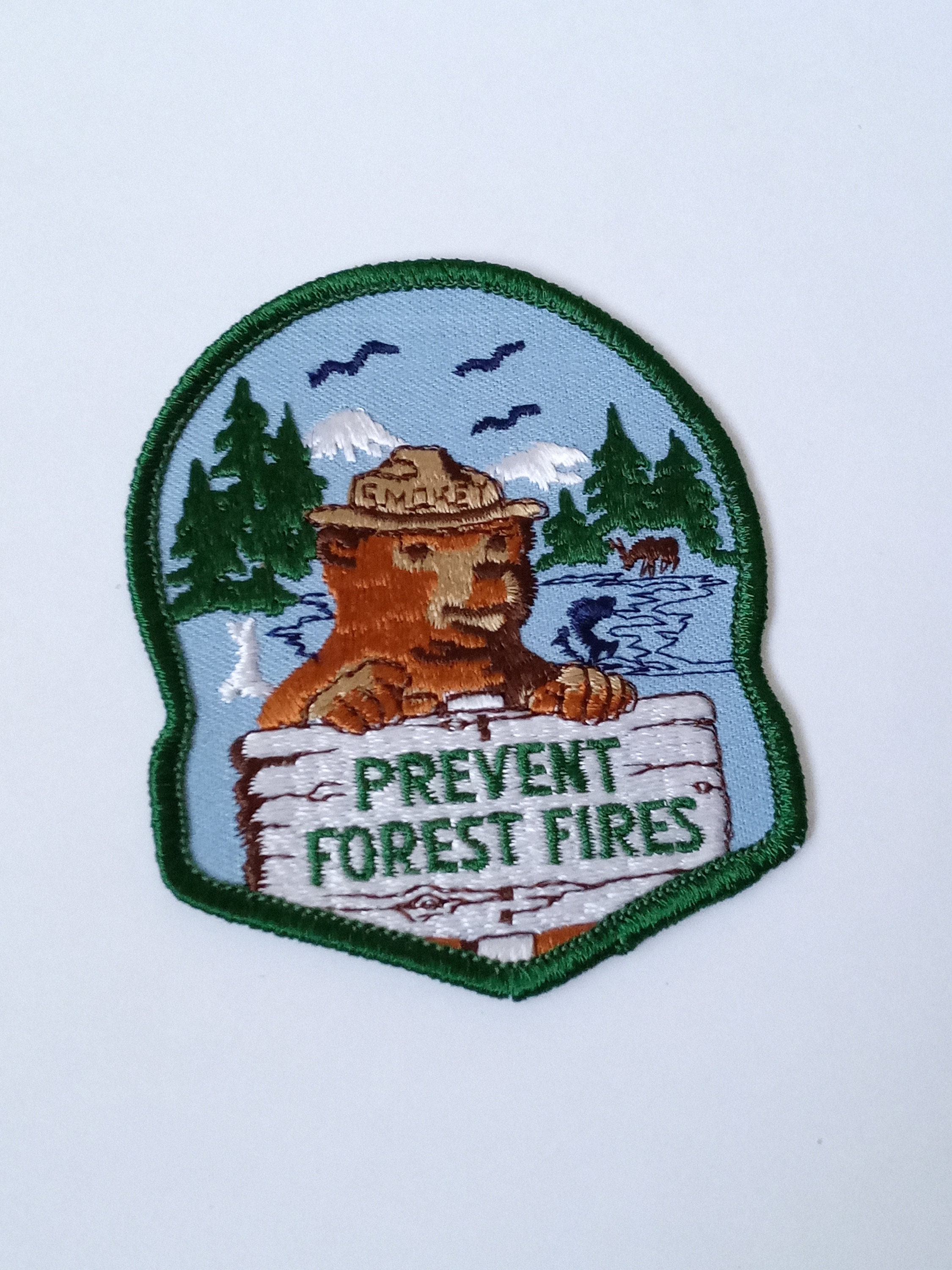 Vintage Smokey The Bear Patch Prevent Forest | Etsy