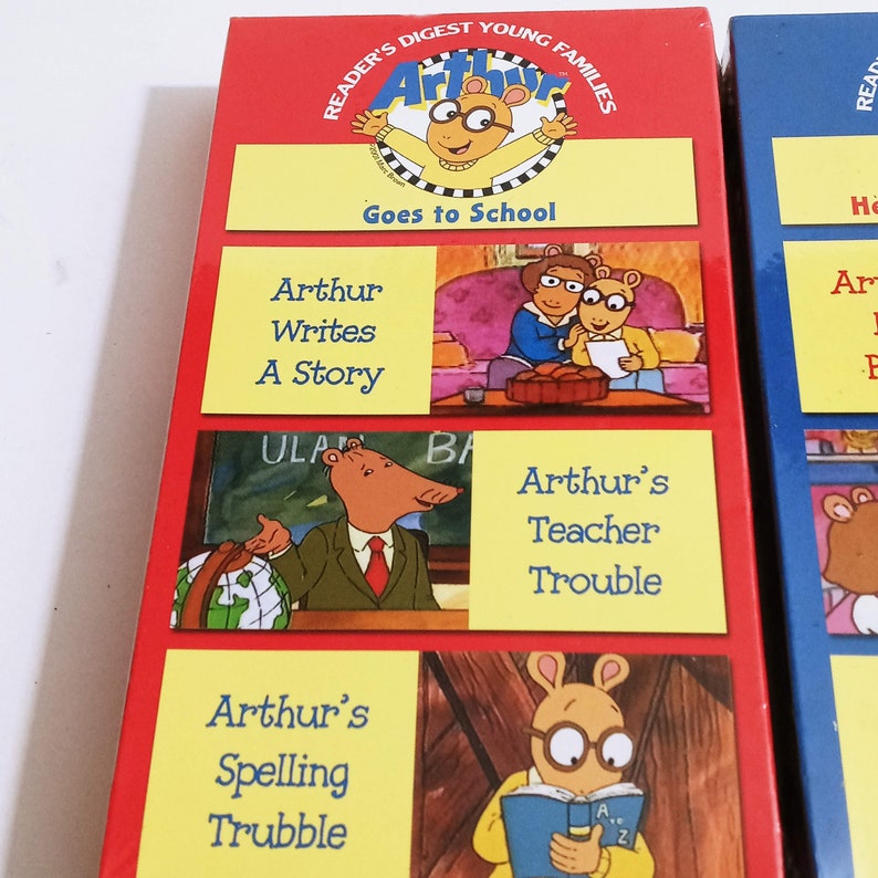 Vintage Arthur VHS Helps His Animal Friends & Goes to School - Etsy
