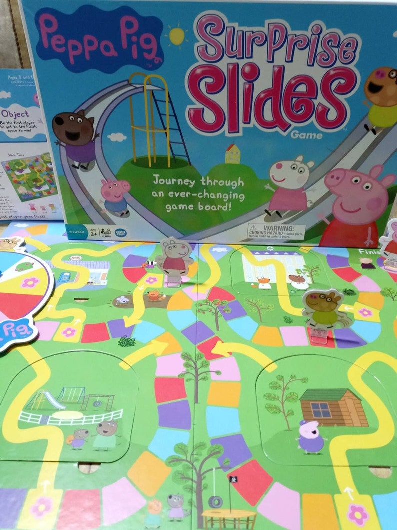Peppa Pig Surprise Slides Games - Etsy