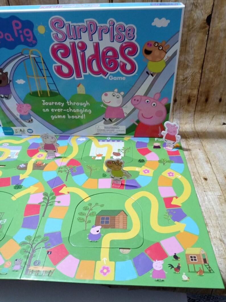 Peppa Pig Surprise Slides Games - Etsy