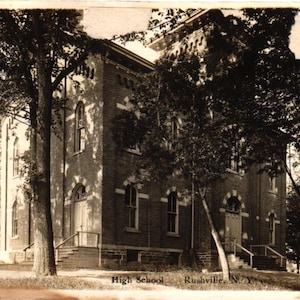 RPPC Rushville New York High School Real Picture Postcard - Etsy