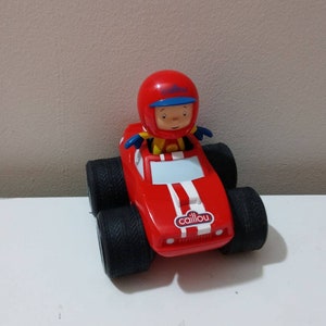 Caillou Pull Back Racer Racing Car (mt) - Etsy