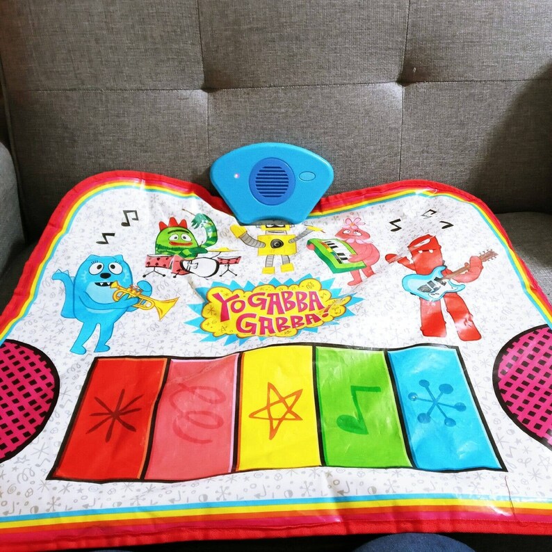 Yo Gabba Gabba Boogie Down Dance Mat Toy Brobee Piano Musical - Etsy