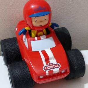 Caillou Pull Back Racer Racing Car (mt) - Etsy