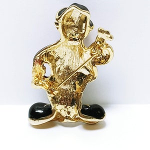 Vintage Hobo Clown Brooch Enameled Creepy Clown Pin Purple Green ...