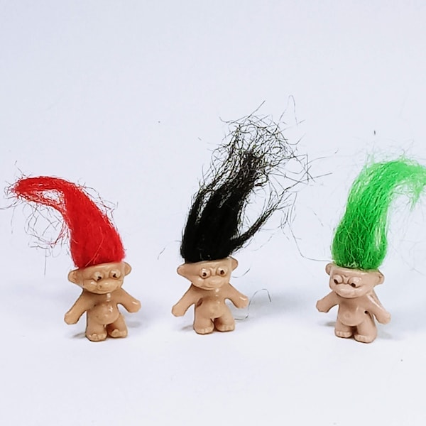 Black Hair Troll - Etsy