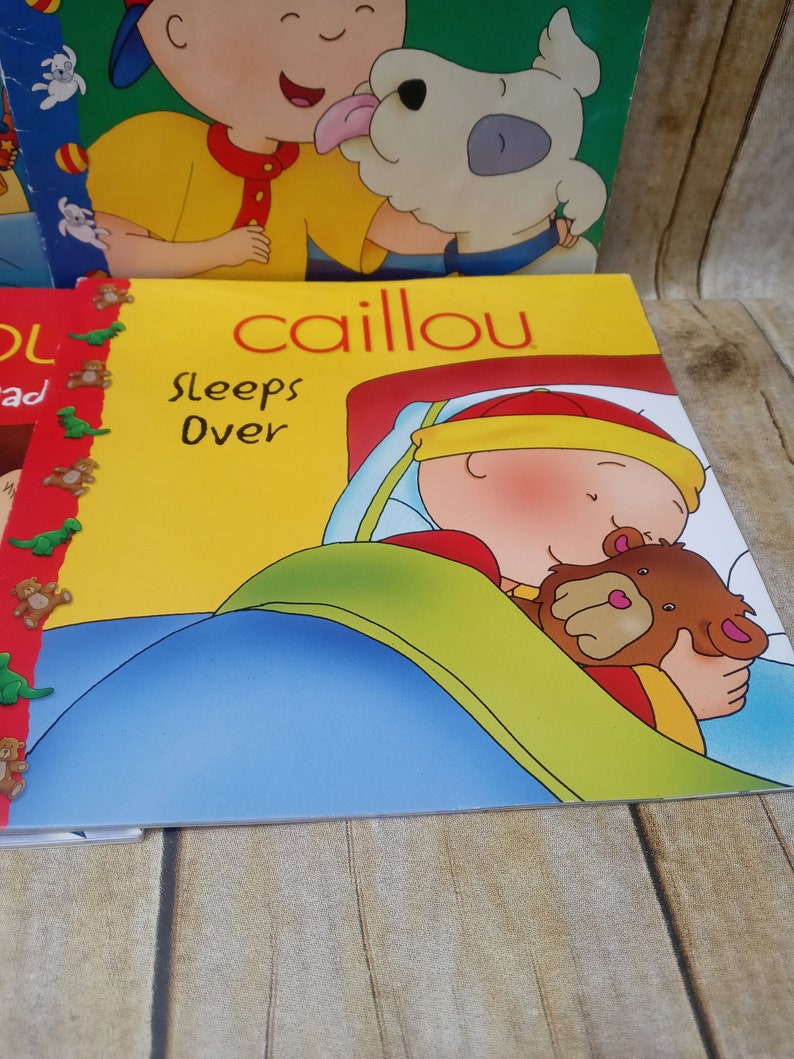 Caillou Softcover Books PBS Kids TV Show Set of 7 Childrens - Etsy