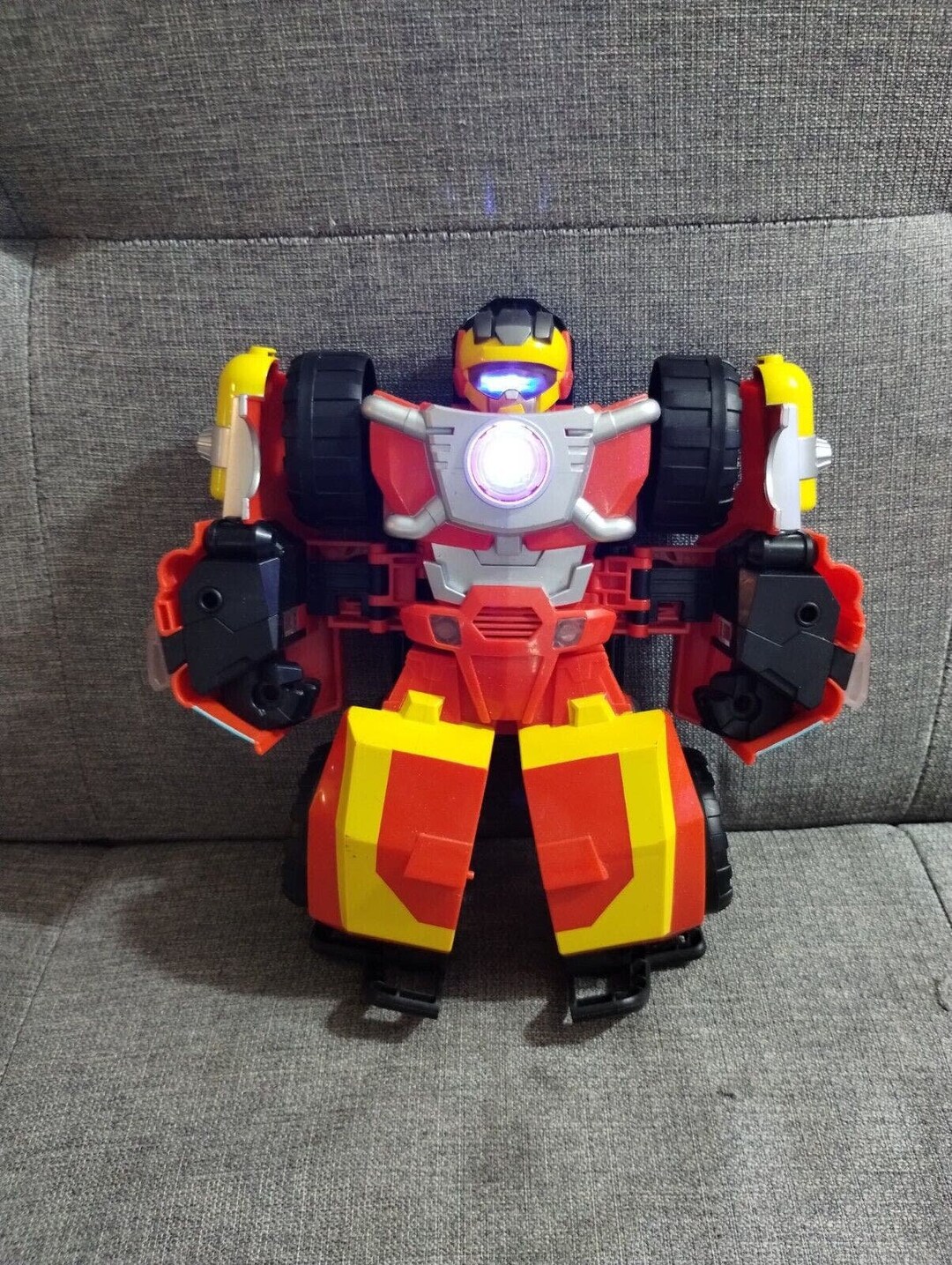 Transformer Red Lite up Robot Action Figure Hasbro TOMY (mt) - Etsy