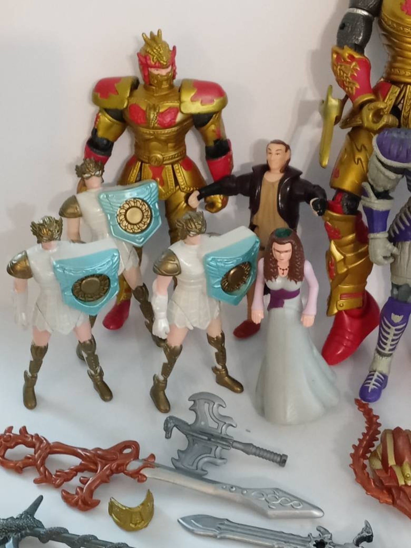Vintage Mystic Knights Action Figures w/ Accessories Weapons | Etsy
