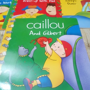 Caillou Softcover Books PBS Kids TV Show Set of 7 Childrens Books (bb4 ...