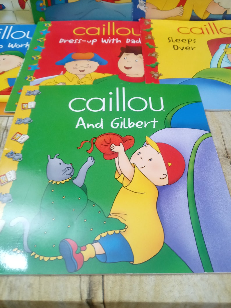 Caillou Softcover Books PBS Kids TV Show Set of 7 Childrens - Etsy