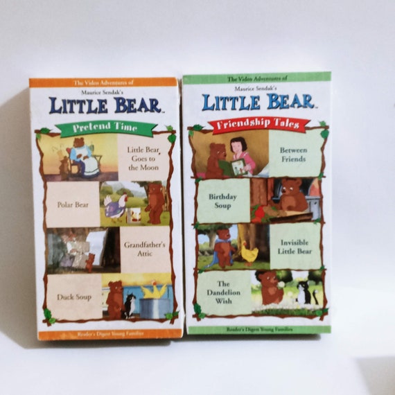 Vintage Little Bear VHS Friendship Tales & Pretend Time Set of - Etsy