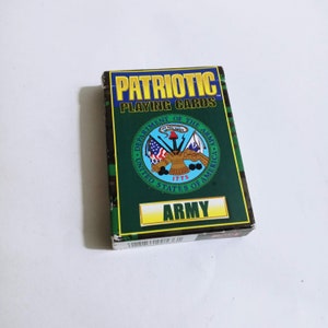 Vintage Army Patriotic Playing Cards (lvb) - Etsy