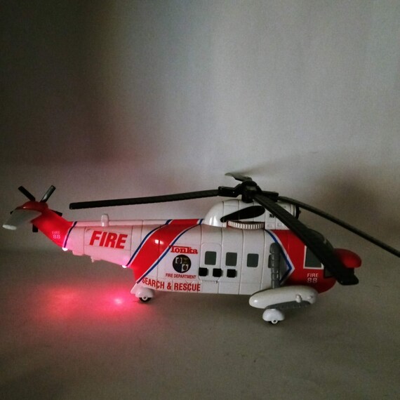 Vintage Tonka Helicopter Fire Department Search & Rescue Light - Etsy