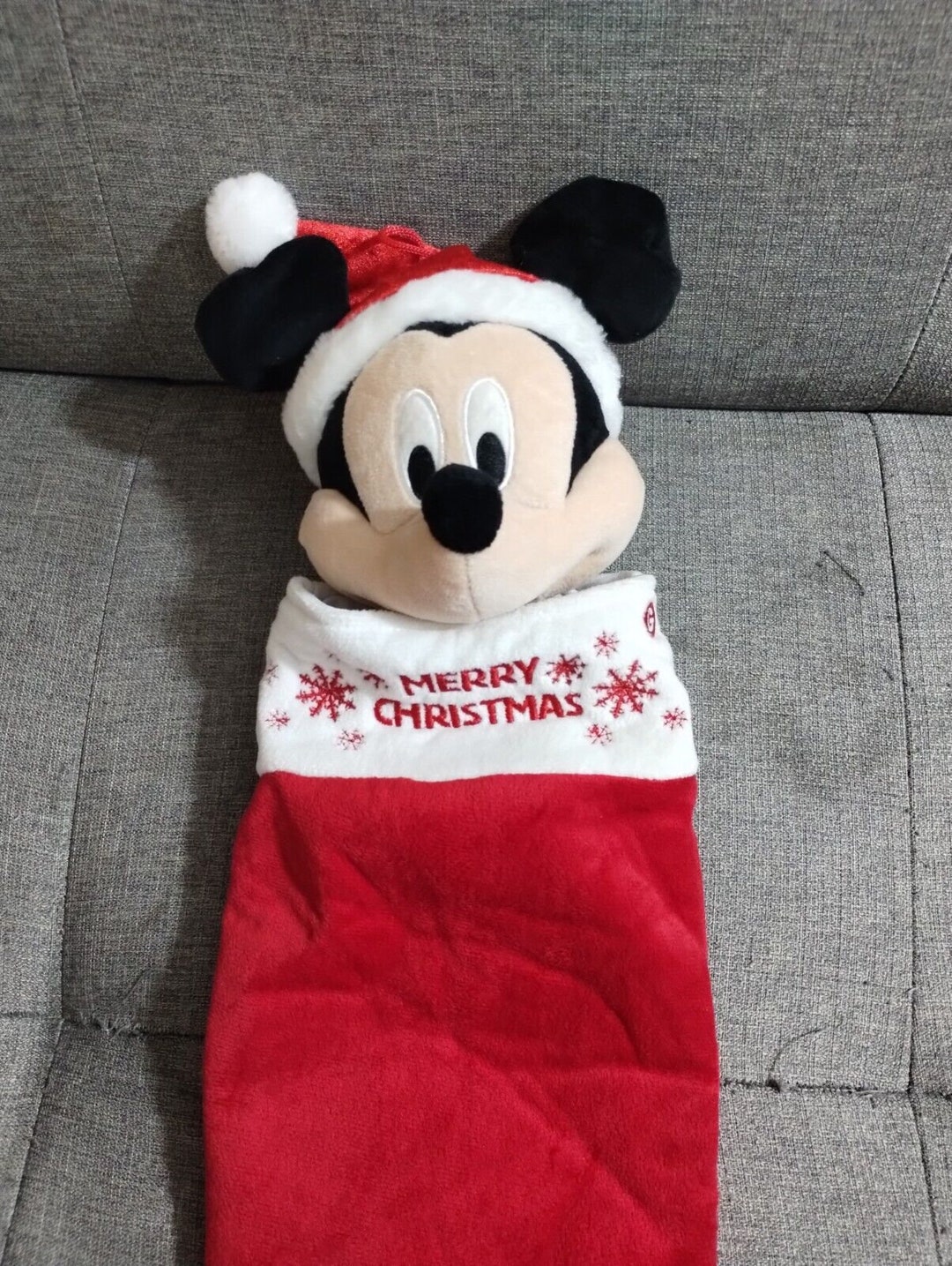 Disney Mickey Mouse Gemmy Industries Christmas Stocking Animated ...