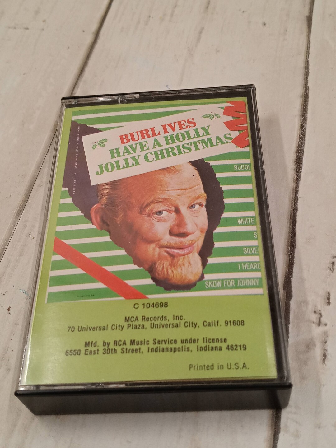Vintage Burl Ives Have A Holly Jolly Christmas Holiday Cassette - Etsy