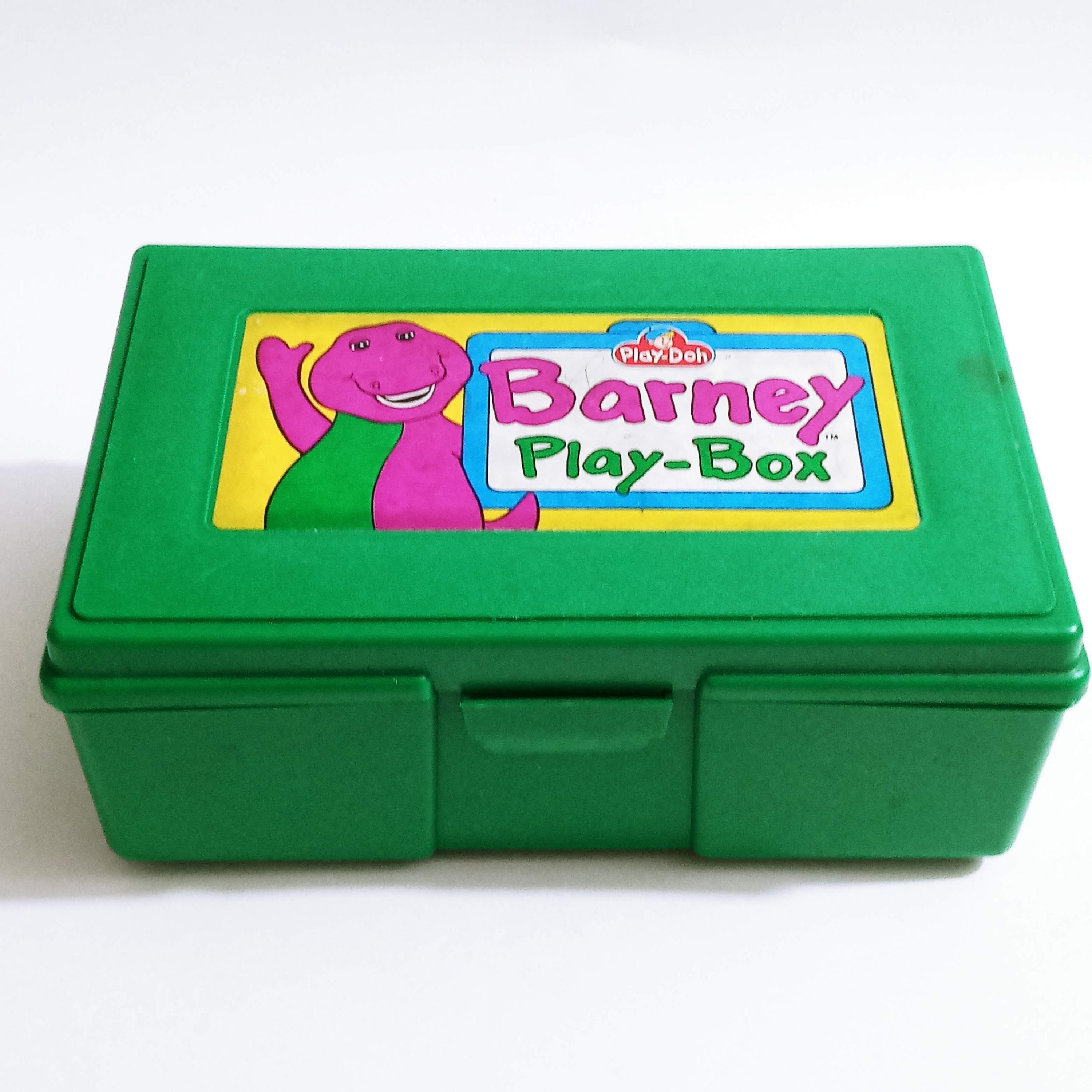 Vintage Barney Play-doh Play Trinket Box Green mt - Etsy Hong Kong