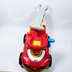 Fisher Price Little People Talking Fire Truck W/ Fireman Pretend Play ...