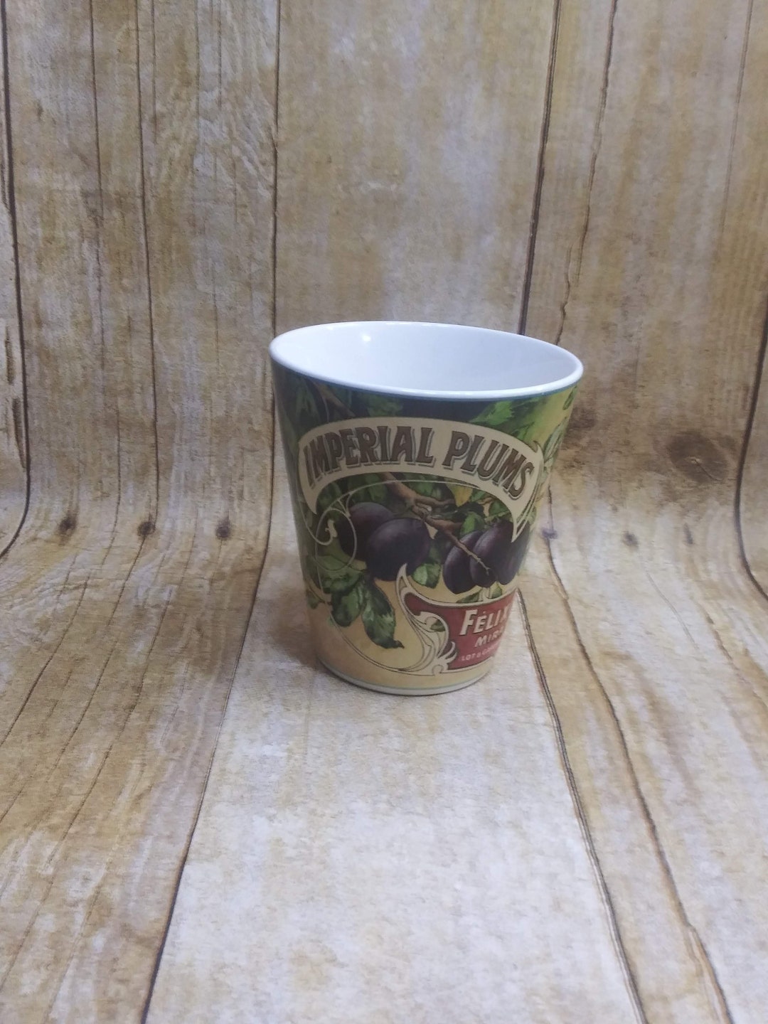 Sakura Casual Dining Oneida Vintage Label Imperial Plums Coffee Mug ...