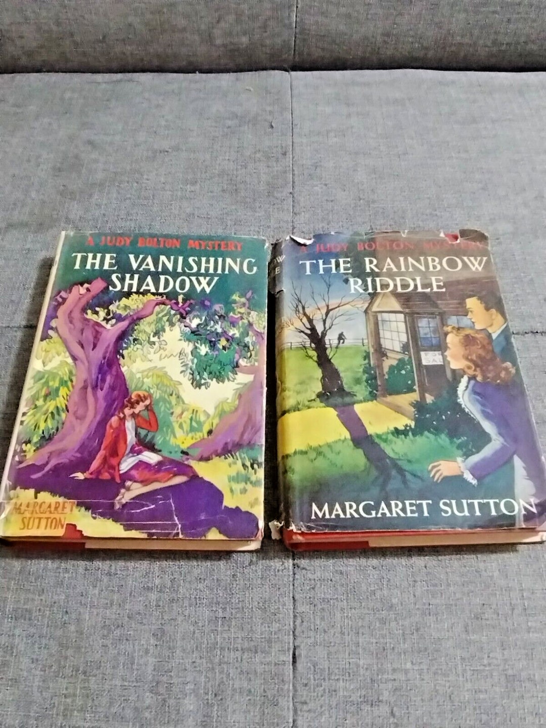 Judy Bolton Mystery Vanishing Shadow, Rainbow Riddle Margaret Sutton ...